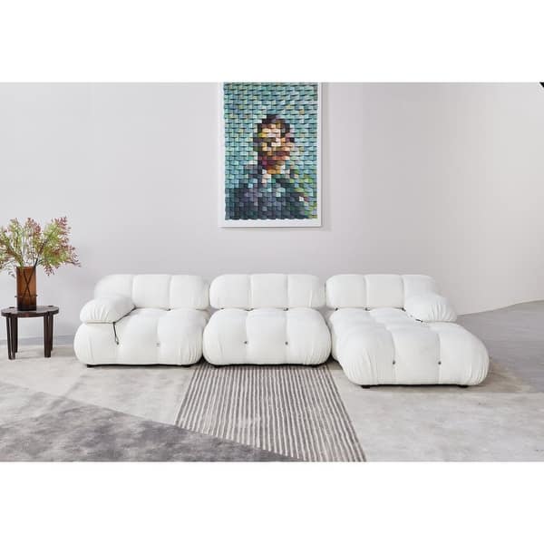Daimion 4 Pieces Upholstered Sectional - On Sale - Bed Bath & Beyond ...