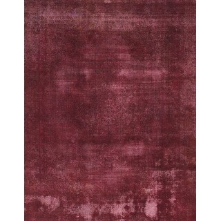 Ahgly Company Machine Washable Abstract Bright Maroon Red Area Rugs ...