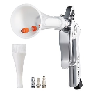 UIMOSO Car Cleaning Gun, 6-9.2 Bar High-Pressure Air Blow Gun with 2 Set Nozzles, 360° Rotating ...