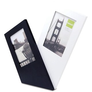 Fold Black And White 2 Opening Frame (4 X 6) - Bed Bath & Beyond - 34666317