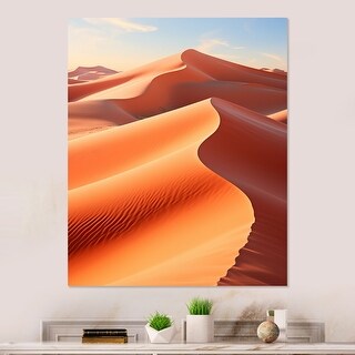 Designart "Desert Sandscape I" Desert Metal Wall Decor - Bed Bath ...