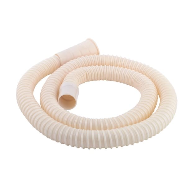 Plastic Washing Machine Waste Water Outlet Drain Hose Pipe Beige 4.9Ft ...