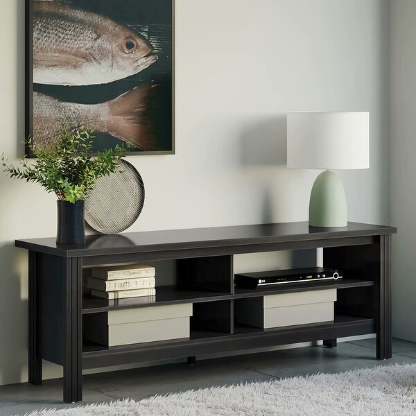 TV Stand for 65 inch TV Entertainment Center Console Table 60 inch 59 Black