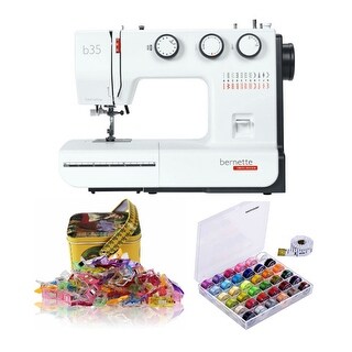 Bernette 35 Swiss Design Sewing Machine w/ Sewing Clips Package Bundle ...