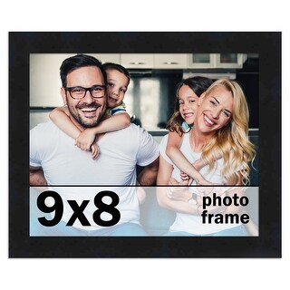 9x8 Frame Black Picture Frame - Complete Modern Photo Frame Includes ...