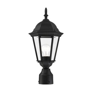 Livex Lighting 1 Light Textured Black Outdoor Post Top Lantern, 7558-14 ...