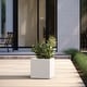 Tall Concrete Square Plant boxes / Large Indoor and Outdoor flower ...