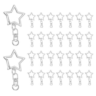 Metal Spring Snap Keychain Clip, Swivel Snap Clasp Key Ring Clips with ...