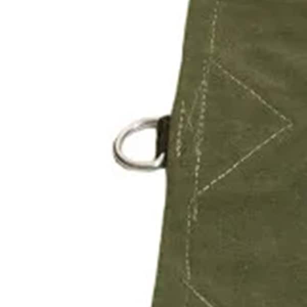 Tarp Nation 10 x 12 Foot Heavy Duty Canvas Tarp with D Rings and Corner ...