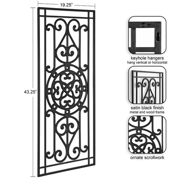 Kate and Laurel Ellard Rectangle Art Plaque - Bed Bath & Beyond - 38350244