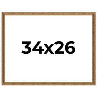 34x26 Frame Red Solid Wood Picture Frame Width 1.75 Inches | Interior ...