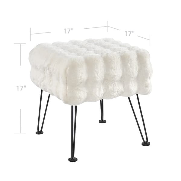 Bubble Textured Stool- 17x17x17" - Bed Bath & Beyond - 37927179