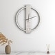 Glass Round Wall Clock 24 Inches - Bed Bath & Beyond - 37496486