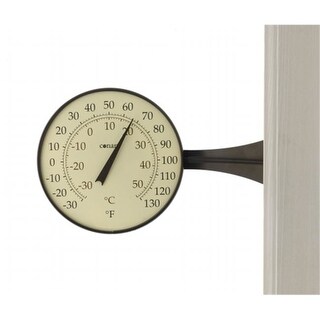 Conant Custom Brass Large Dial Thermometer Bronze Patina Finish - Bed ...