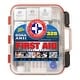 First Aid Kit Hard Red Case 326 Pieces Exceeds OSHA and ANSI Guidelines ...