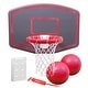 GoSports Wall Mounted Basketball Hoop – Indoor & Outdoor Hoop with ...
