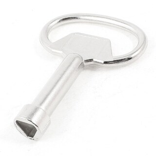 Drawer Cabinet Security 9x8mm Triangle Spanner Key 68mm Long - Silver ...
