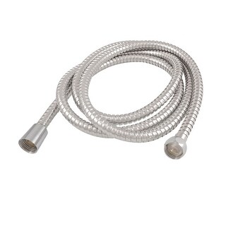 Bathroom Male Threaded Stainless Steel Spiral Shower Hose Pipe 6.6Ft ...