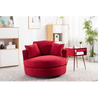 Modernundefined Akili swivel accent chairundefined barrel ...