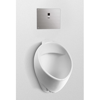 TOTO Commercial 1/8 GPF Wall Mounted Urinal with 3/4" Back Spud Inlet ...