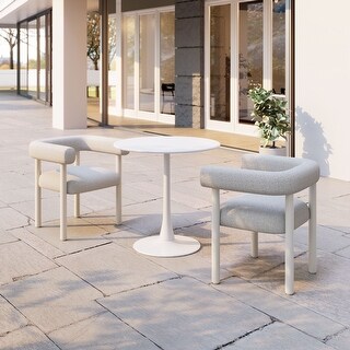 Soleil Dining Table White - Bed Bath & Beyond - 40012472