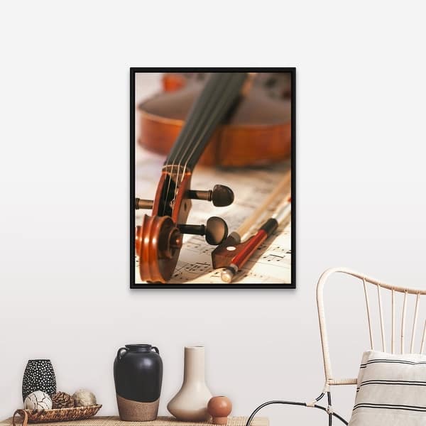 violin scroll art