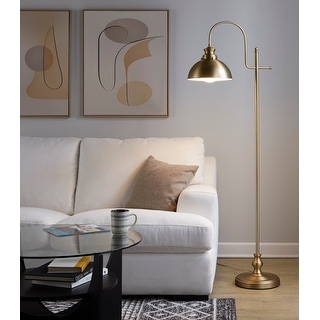Silver Orchid Morello 64" Metal Reader Floor Lamp - Bed Bath & Beyond ...