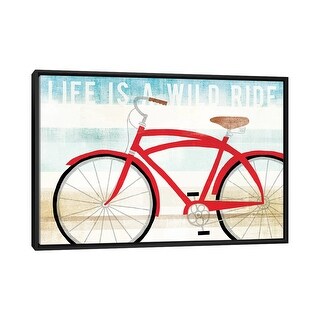 iCanvas "Life Is A Wild Ride" by Michael Mullan Framed Canvas Print ...