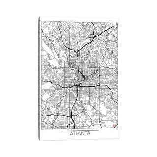 iCanvas "Atlanta Minimal Urban Blueprint Map" by Hubert Roguski Canvas ...