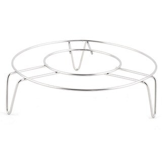 Stainless Steel Round Design Meat Heating Steamer Rack Stand 6.8" Dia ...