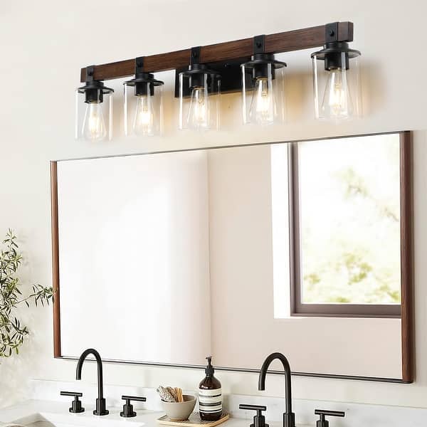 LunaDrift Vintage Farmhouse Rustic Vanity Lights Fixture，Rustic Vanity ...