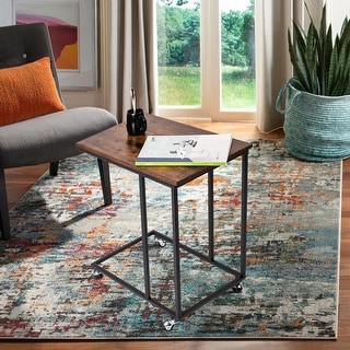 24" Tall C-Table Coffee Table on Wheels - Bed Bath & Beyond - 36154895