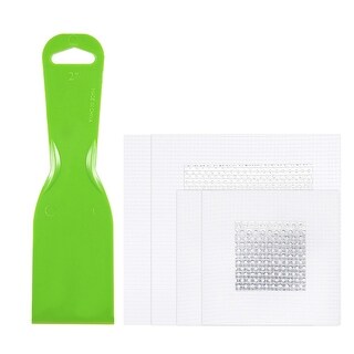 2-inch Putty Knife 2" & 4" Self-Adhesive Aluminum Wall Repair Patch ...