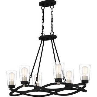 Overlook 6-Light Earth Black Island Light - Earth Black - Bed Bath ...