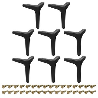 Metal Furniture Legs 7 Inch Furniture Feet Triangle Sofa Legs Black ...