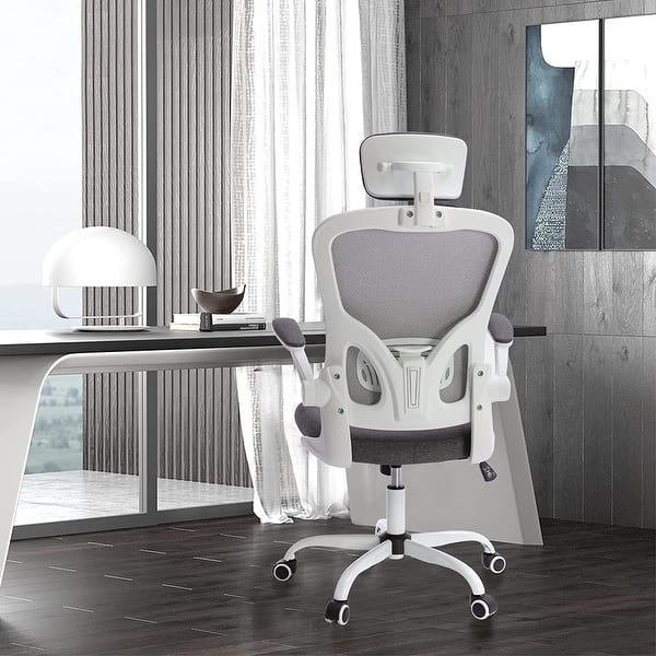 360 Degrees Swivel Office Chair Ergonomic Executive Chairs with Lumbar ...
