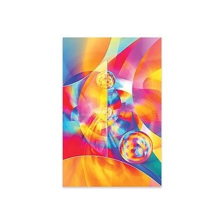 4Th Dimension - Abstract Art Xvii Print On Acrylic Glass by Tenyo ...