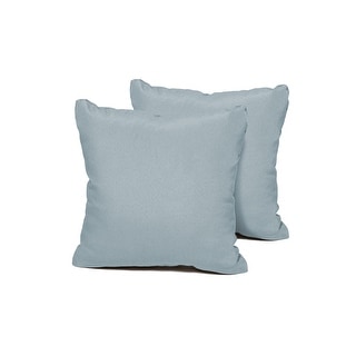 TK Classics Decorative Square Outdoor Throw Pillows, Spa - Set of 2 ...