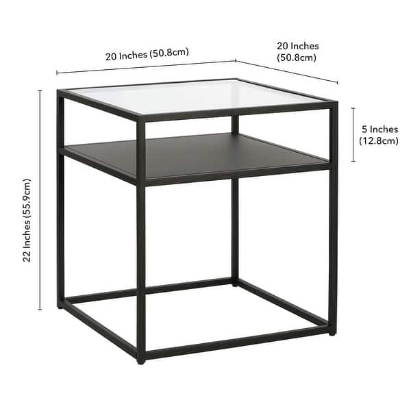 Ada Side Table Blackened Bronze Finish - Bed Bath & Beyond - 30614157