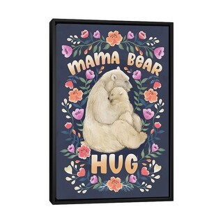 iCanvas "Mama Bear Hug" by Laura Graves Framed Canvas Print - Bed Bath ...