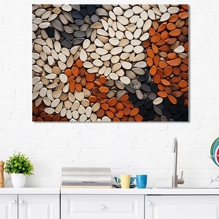 Designart "Minimalism Nuts Mosaic" Nuts Wall Art - Bed Bath & Beyond ...