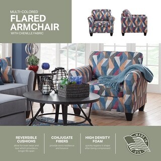 American Furniture Classics Model 8-030-A385V7 Transitional Flared Arm ...