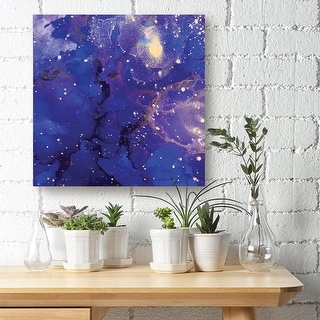 Alcohol Inks Design by Artist Sarah Wahl - 14"x14" Canvas Artwork - Bed ...