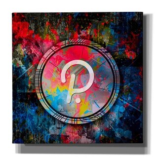 Epic Graffiti 'DOT Polkadot Crypto Coin,' Canvas Wall Art - Bed Bath ...