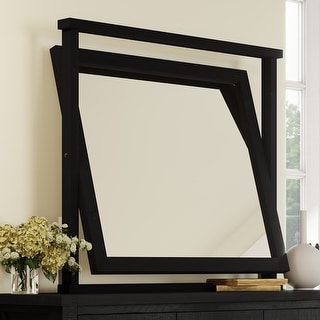 Farmhouse Style Rotating Mirror - Bed Bath & Beyond - 38261266