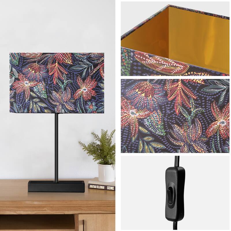 20" table lamp with floral shade - 20 inch - On Sale - Bed Bath ...