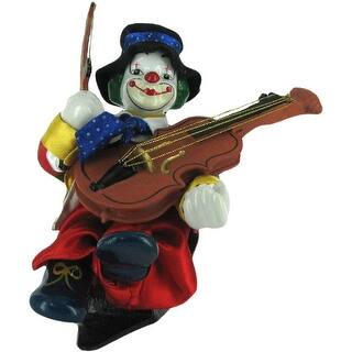Animated Wind Up Musical Clown Playing a Violin - 7" - Bed Bath ...