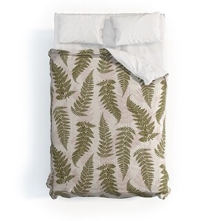 Avenie Countryside Garden Ferns Neutral Made To Order Full Comforter ...