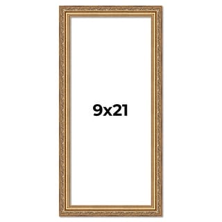 9x21 Frame Red Solid Wood Picture Frame Width 1.75 Inches | Interior ...