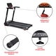 Sunny Health & Fitness Interactive Slim Folding Treadmill with Auto ...